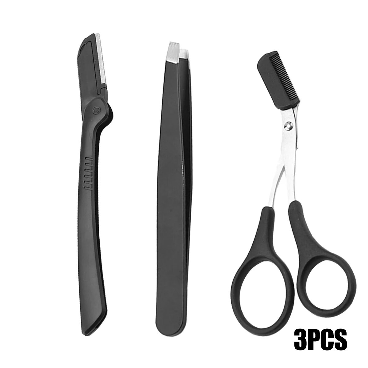 Набор из 1/3/5 шт. триммеров для бровей RUZOFO черные C803-3pcs Black