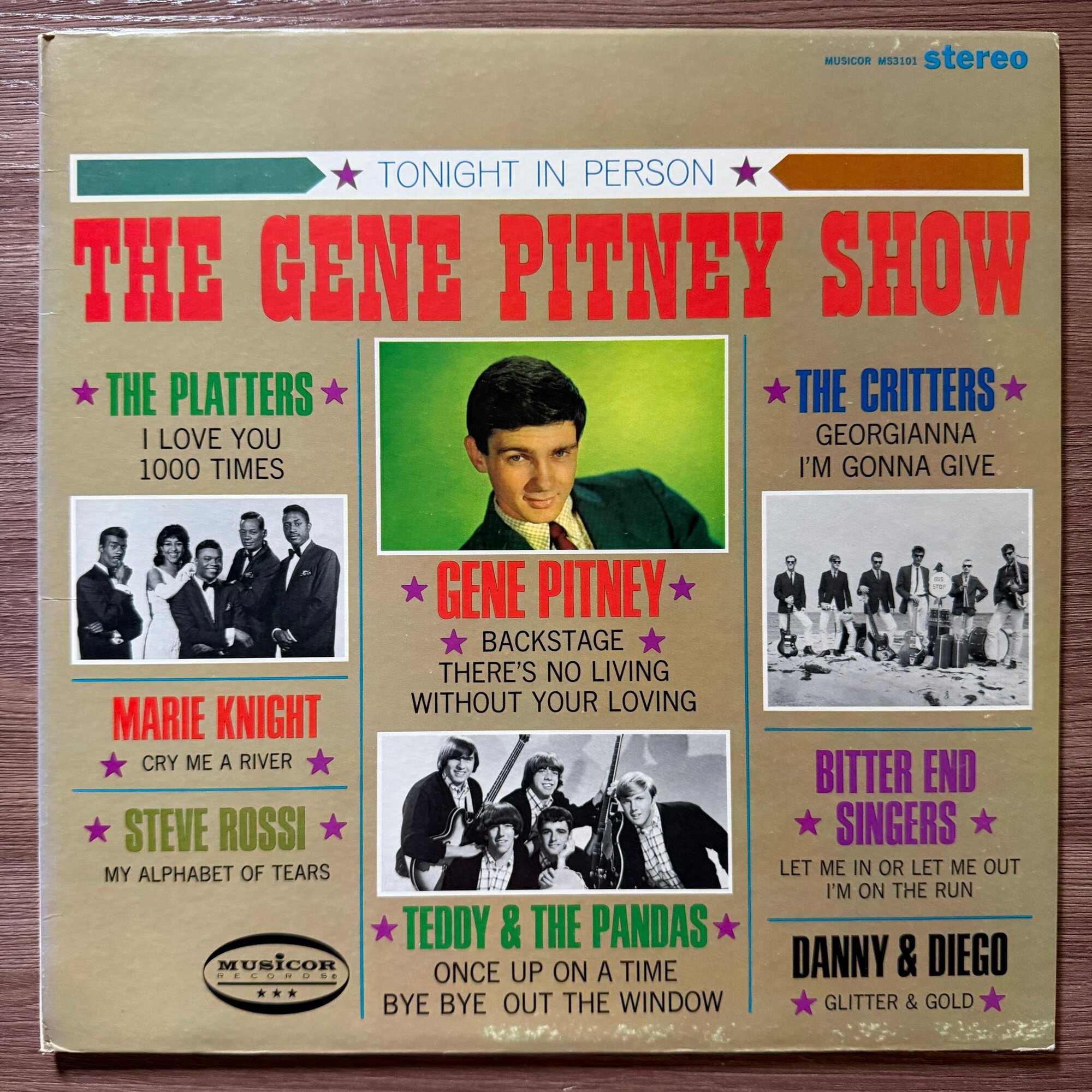 Виниловая пластинка Сборник The Gene Pitney Show (США 1966г.)