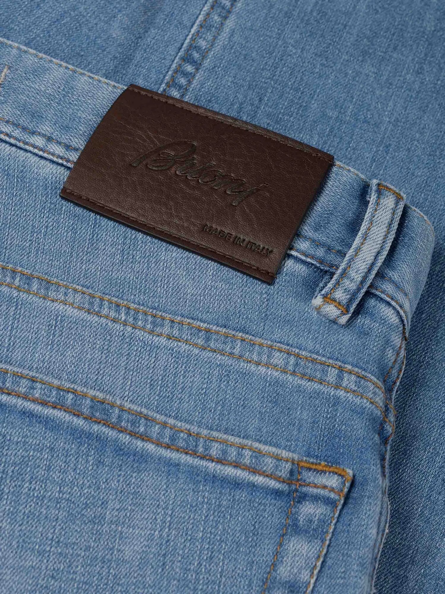 Джинсы Brioni Faded-effect slim-fit jeans, размер 34 — фото 1
