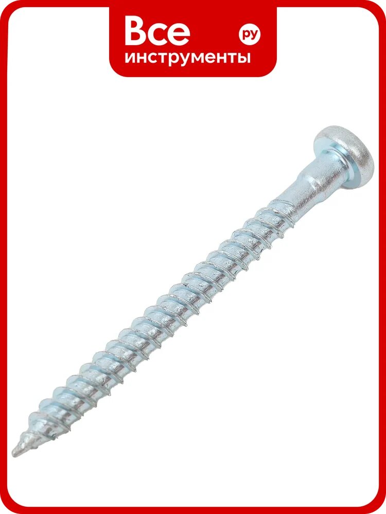 Анкерный шуруп TULSTOR для перфорации Anchor screw голубая оцинковкаTX20 5,0 х 60 (уп. 200шт) 155060