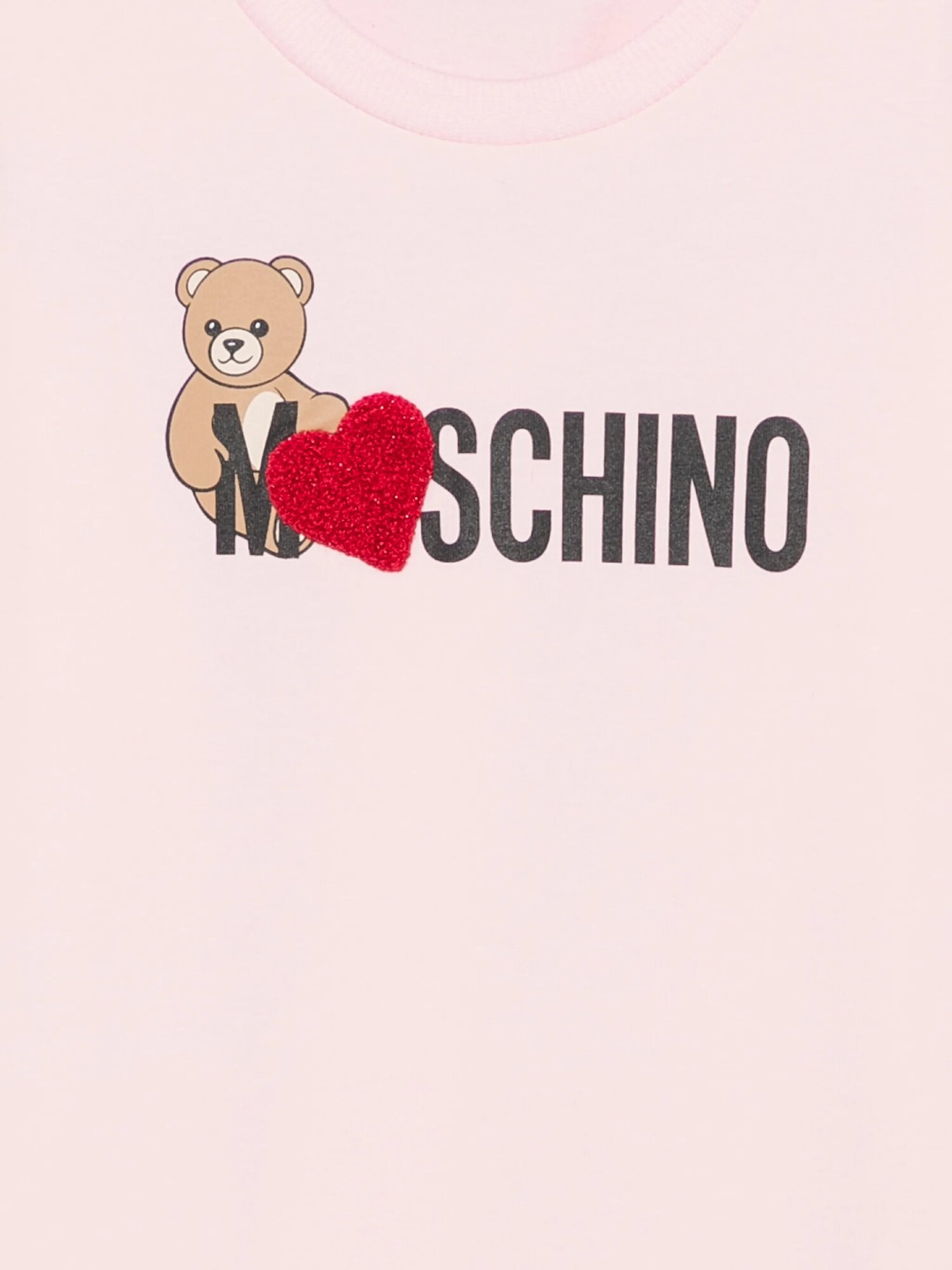 Футболка MOSCHINO Logo-print T-shirt, размер 116, coral pink — фото 1