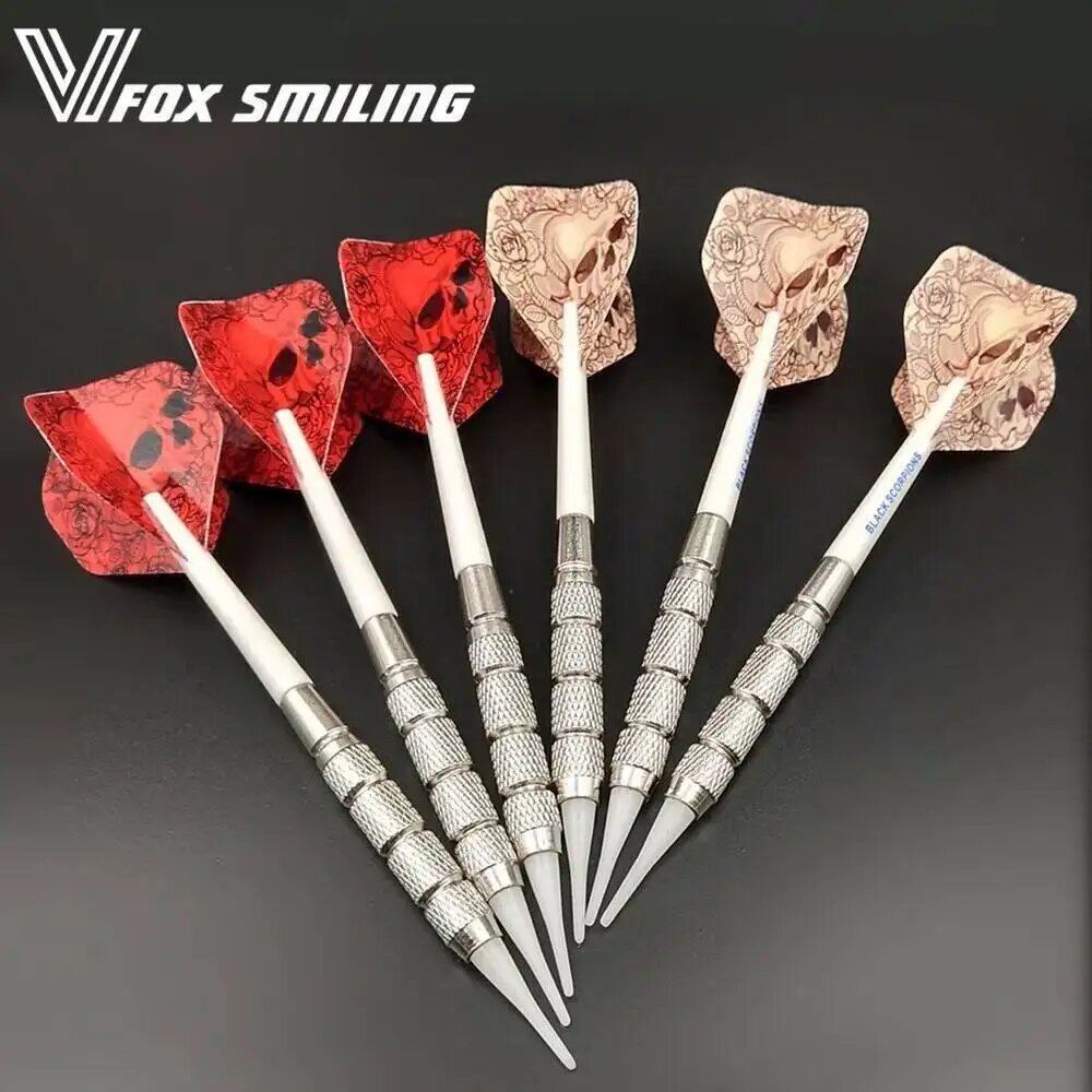 Fox Smiling Профессиональные электронные дартс 18г 6 шт. skull set