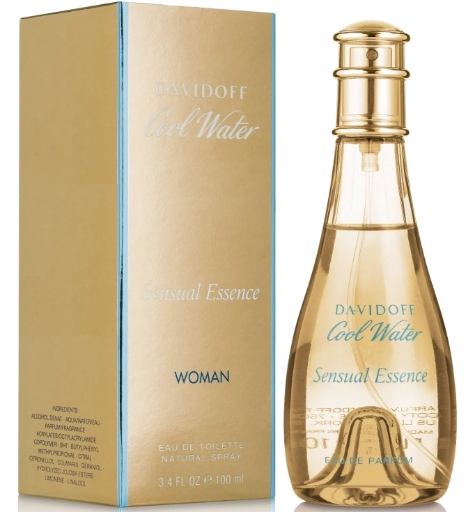 Парфюм Davidoff Cool Water Sensual Essence женский 100 мл / Кул Ватер Сенсуал Эссенс Давыдов