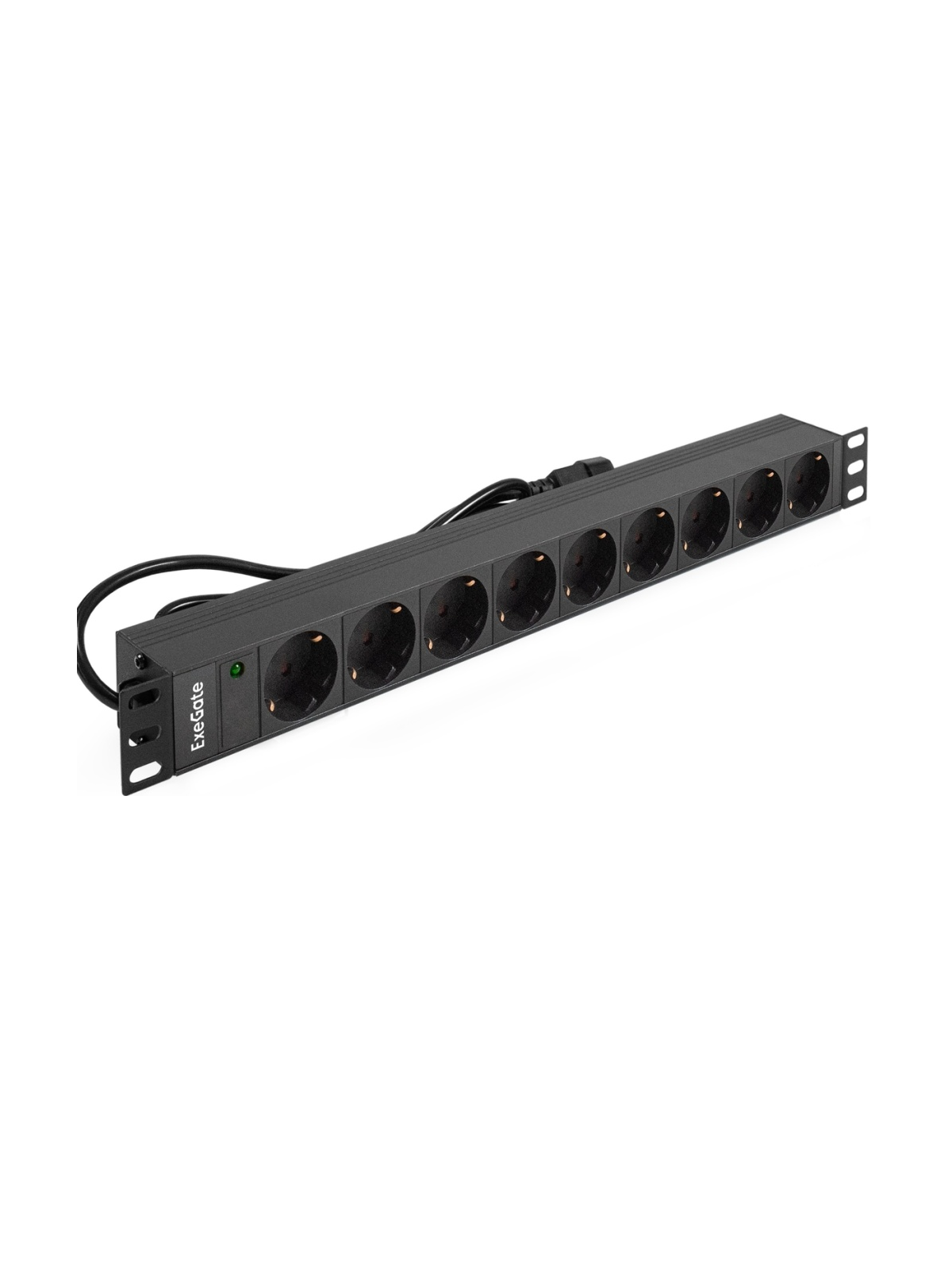 Блок розеток Exegate ServerPro PDU-19H906 Al-9S-C14-2.5CU EX280852RUS 19", 1U