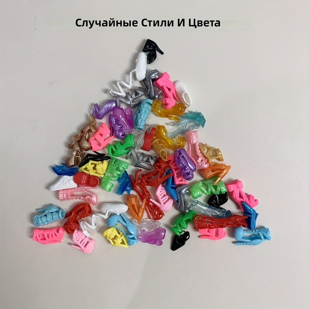Модные босоножки на высоком каблуке для кукол BJD, 30 пар