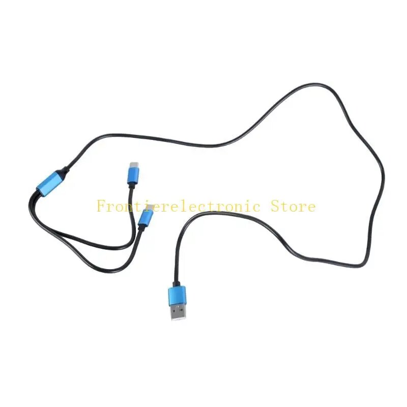 Кабель-сплиттер USB A на 2 Type-C G8DB 1m