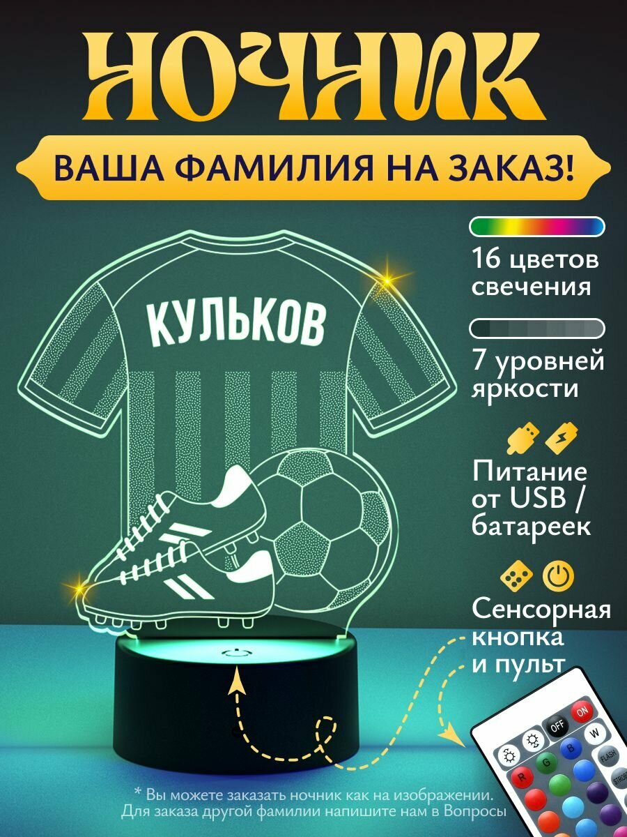 Ночник Кульков - Футбольная форма