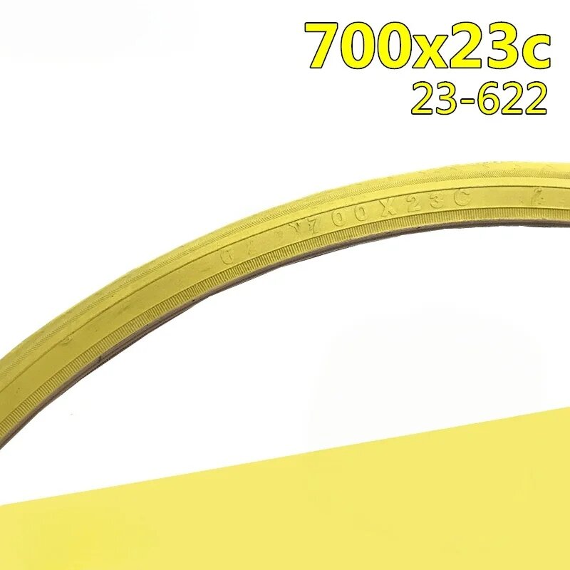 Розовые шины 700x23C для шоссейных велосипедов Желтый, 700x23cyellow
