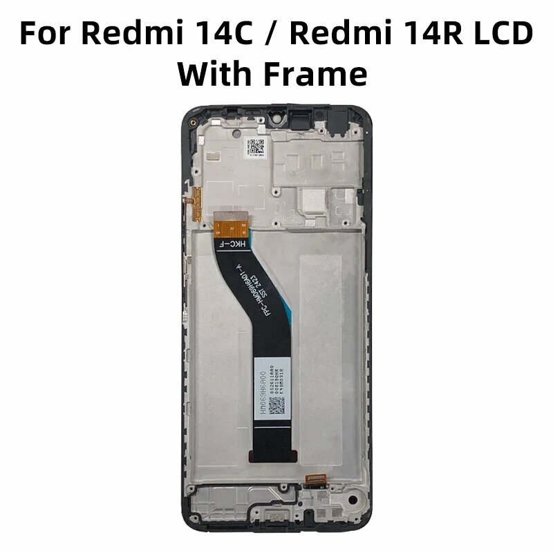 Дисплей A+ IPS для Xiaomi Redmi 12C 22120RN86G 12 LCD 14R 14C, сенсорный экран-дигитайзер, замена для Redmi 13C LCD 13, дисплей 15 15C