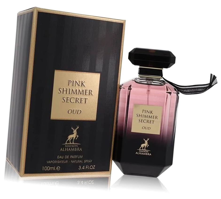 Женский парфюм Pink Shimmer Secret Oud 100 мл / Альхамбра Пинк Шиммер Секрет Уд