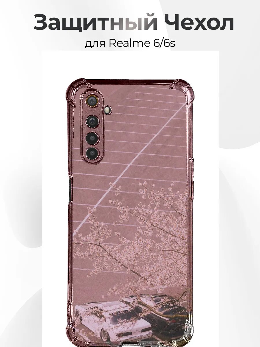 Чехол для Realme 6 Silvia S13 под сакурой