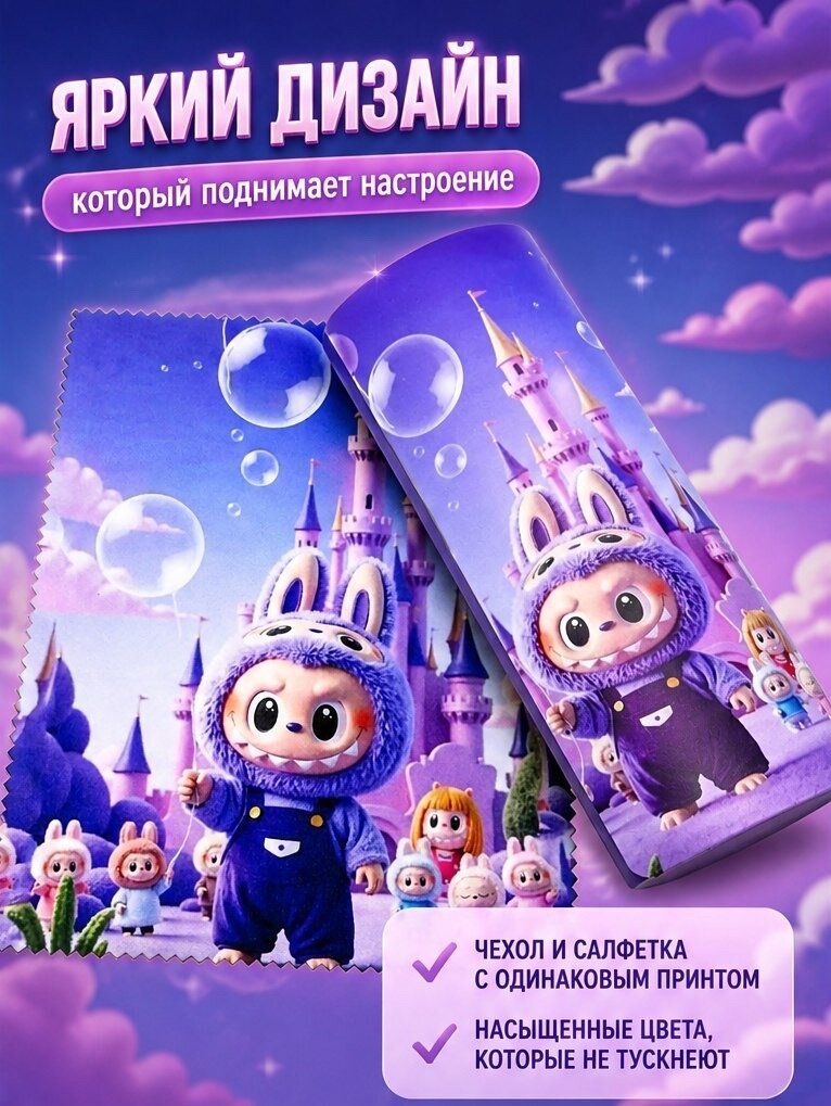 Футляр для детских очков Labubu — фото 1