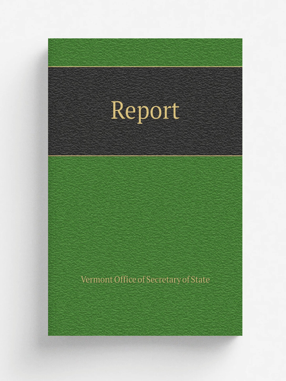 Report | Vermont Office of Secretary of State | 1880 | Репринт