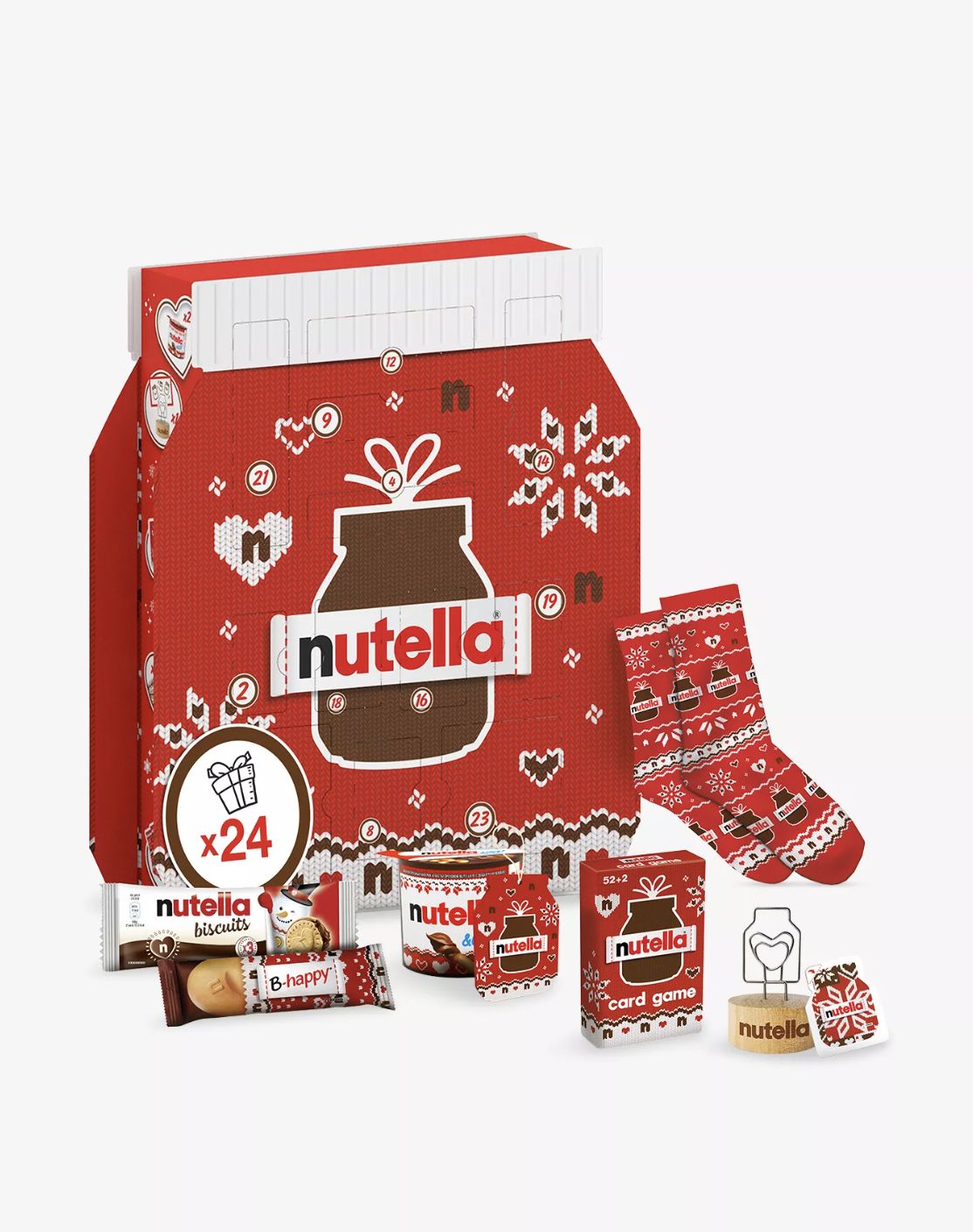 Адвент-Календарь Nutella 528г сладкое удовольствие накануне праздников