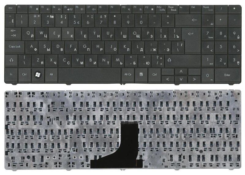 Клавиатура для ноутбука Packard Bell SL51 черная