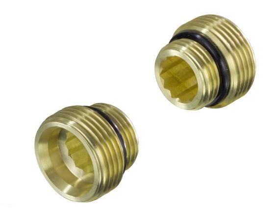 Ниппель (адаптер) для узла нижнего подключения 1/2"х 3/4" EK AYVA M303-23A (пара)