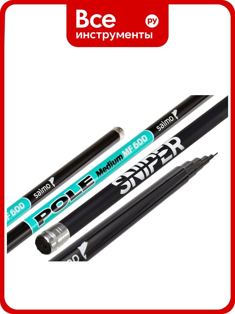 Поплавочное удилище без колец SALMO Sniper POLE MEDIUM MF 6.00 5302-600