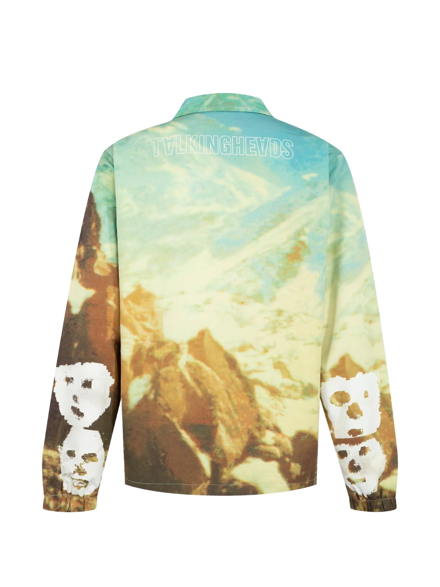 Куртка PLEASURES Remain graphic-print jacket, размер 48, brown — фото 1
