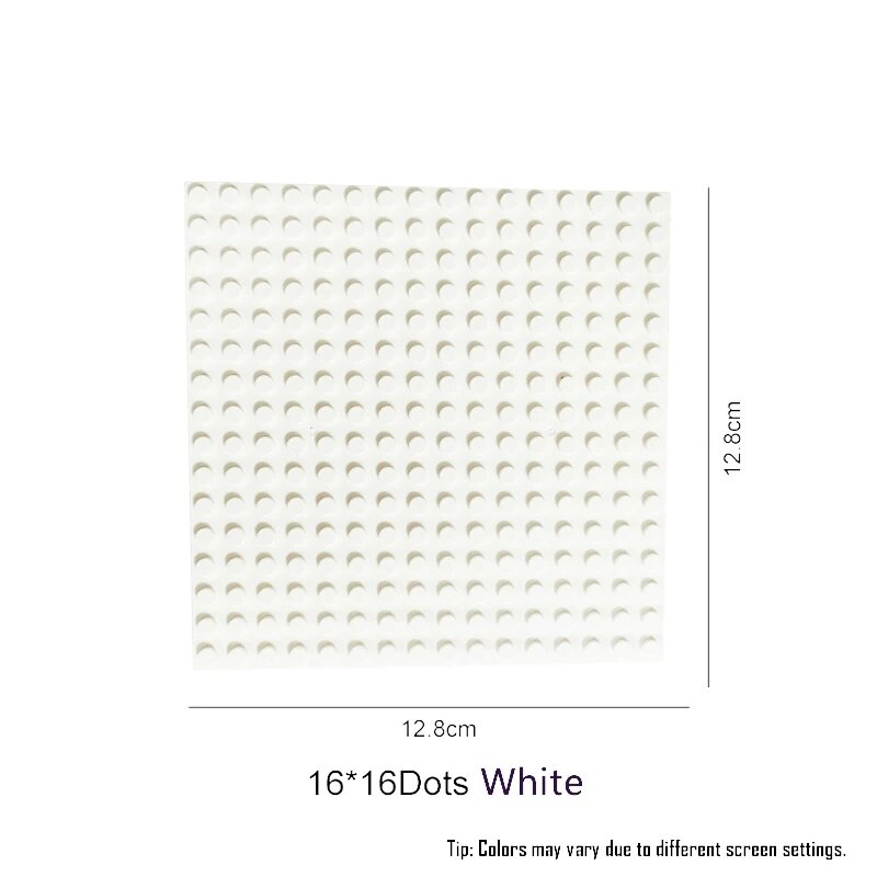База для блоков 16x16 White, Белый