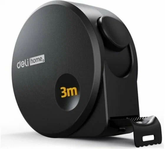 Рулетка Deli Home Series 3m HT8316 Black