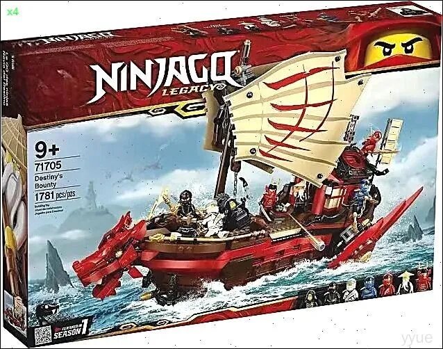 Конструктор Ninjago 71705 Летающий корабль Мастера Ву