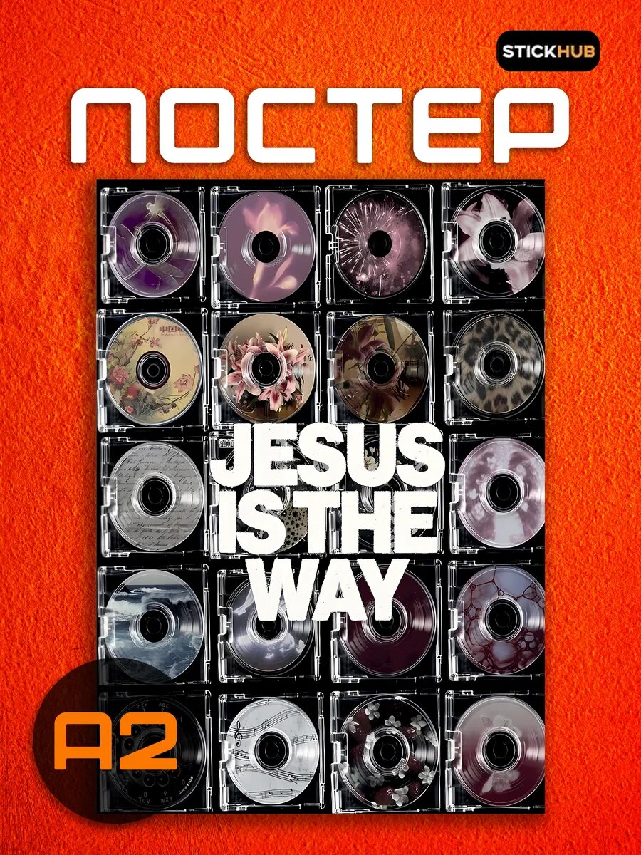 Постер на стену Jesus is the Way