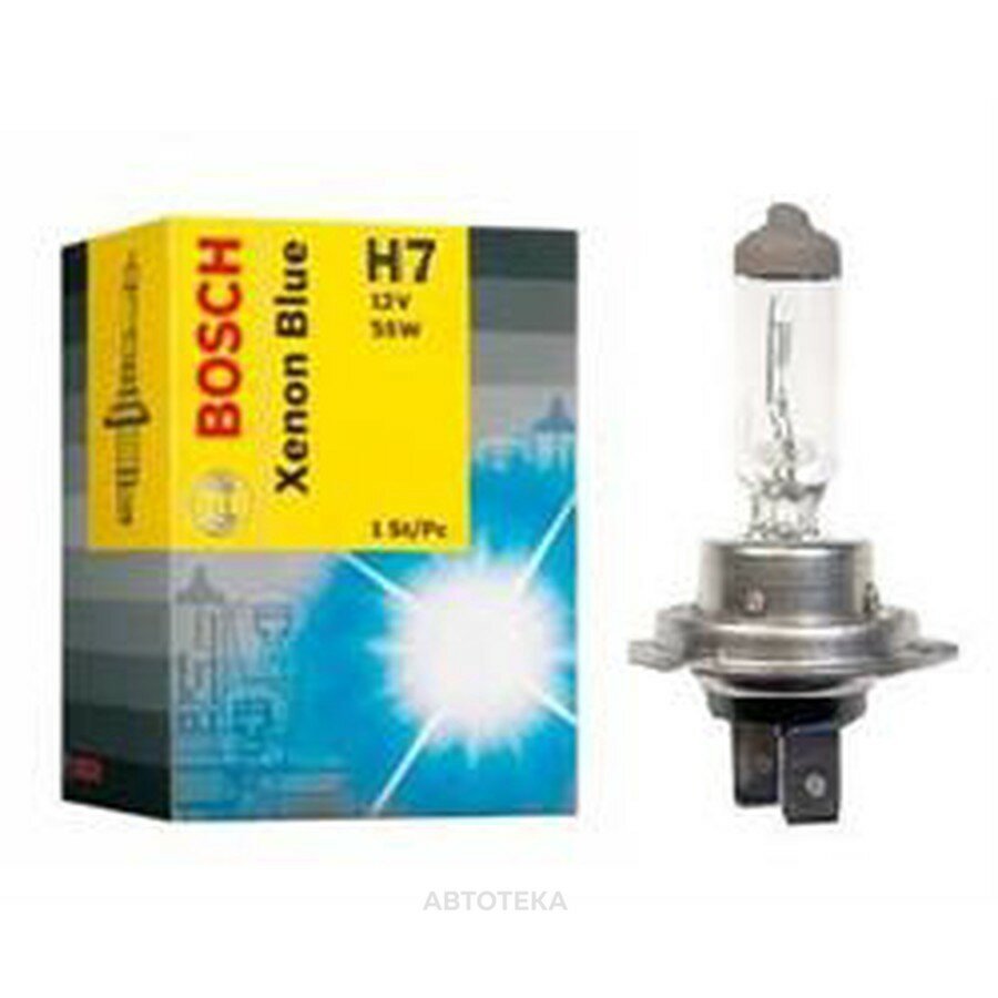 Лампа H7 55W 12V PX26d Xenon Blue (картонная коробка) BOSCH 1987302075