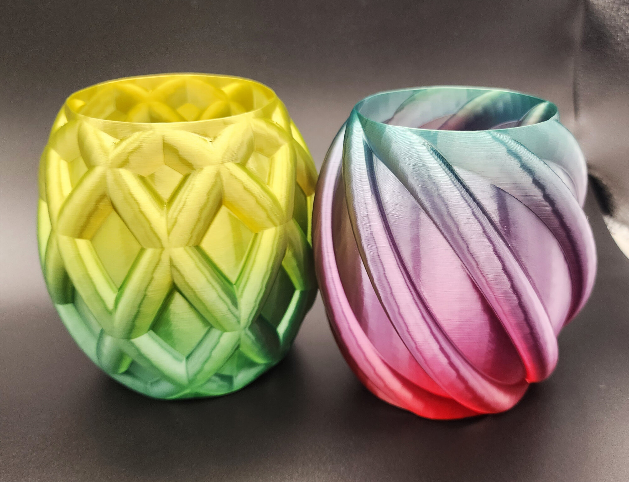 Ваза декоративная спиральная, 3D-печать, 3DOPRU арт. VASE-PR-540647