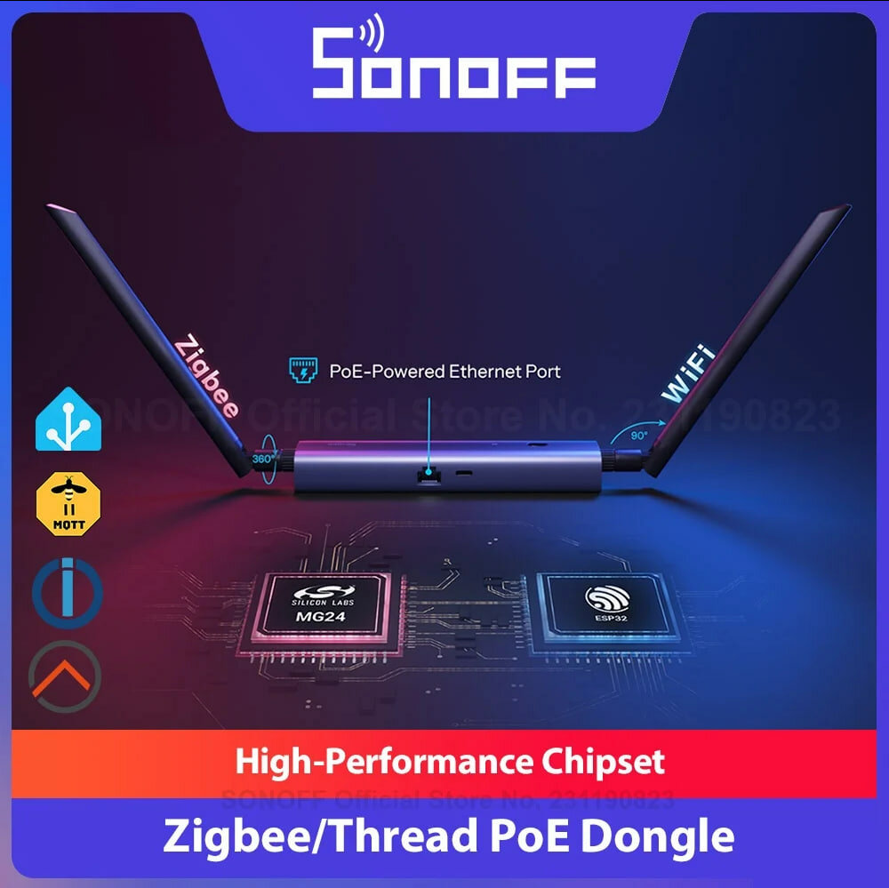 Zigbee/Thread PoE-стик SONOFF Dongle Max (Dongle-M)