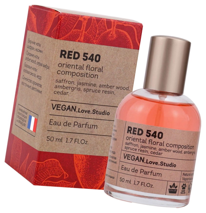 Delta Parfum Vegan Love Studio Red 540 женский парфюм 100 мл / Дельта парфюм Ред 540