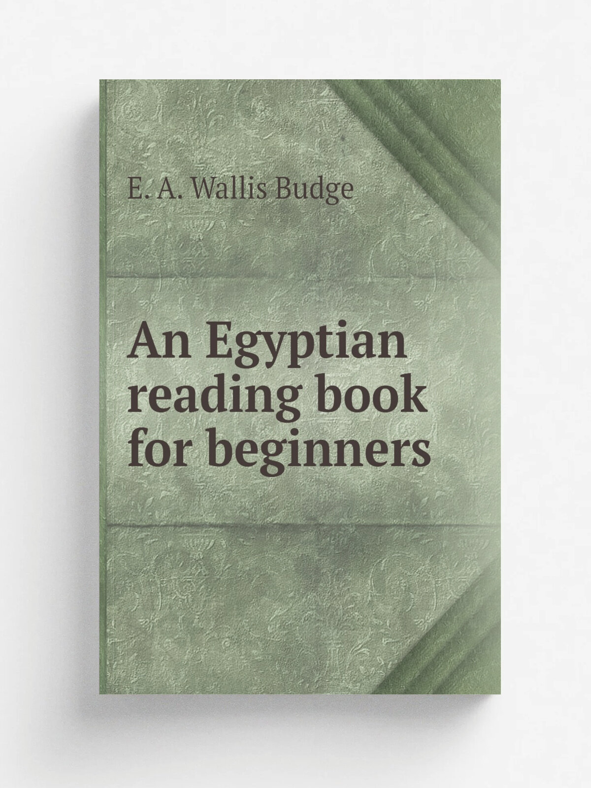 An Egyptian reading book for beginners