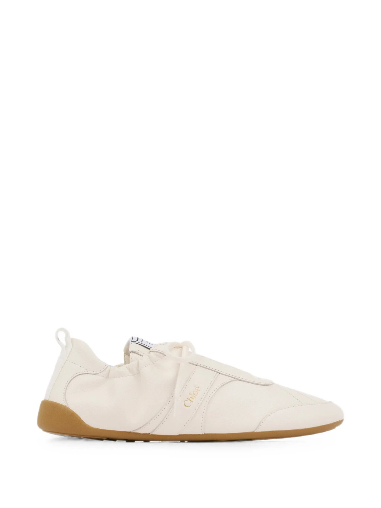 Кроссовки Chloe Logo-print lace-up trainers