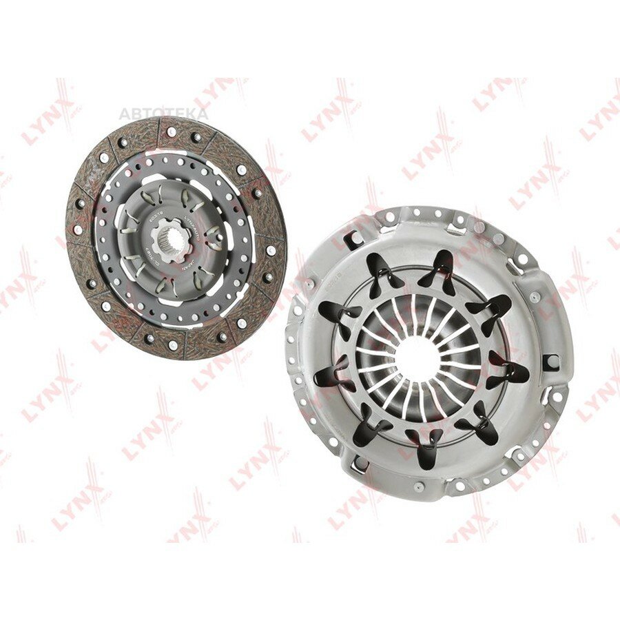 Комплект сцепления без выжимного (O 228 mm) FORD Focus II 2.0 04-12 / C-Max 2.0 03-10 / Mondeo III 1.8-2.0 00-07 VOLVO C30 1.8-2.0 04-12 / S40 II 1.8-2.0 04-12 LYNXAUTO CL1017