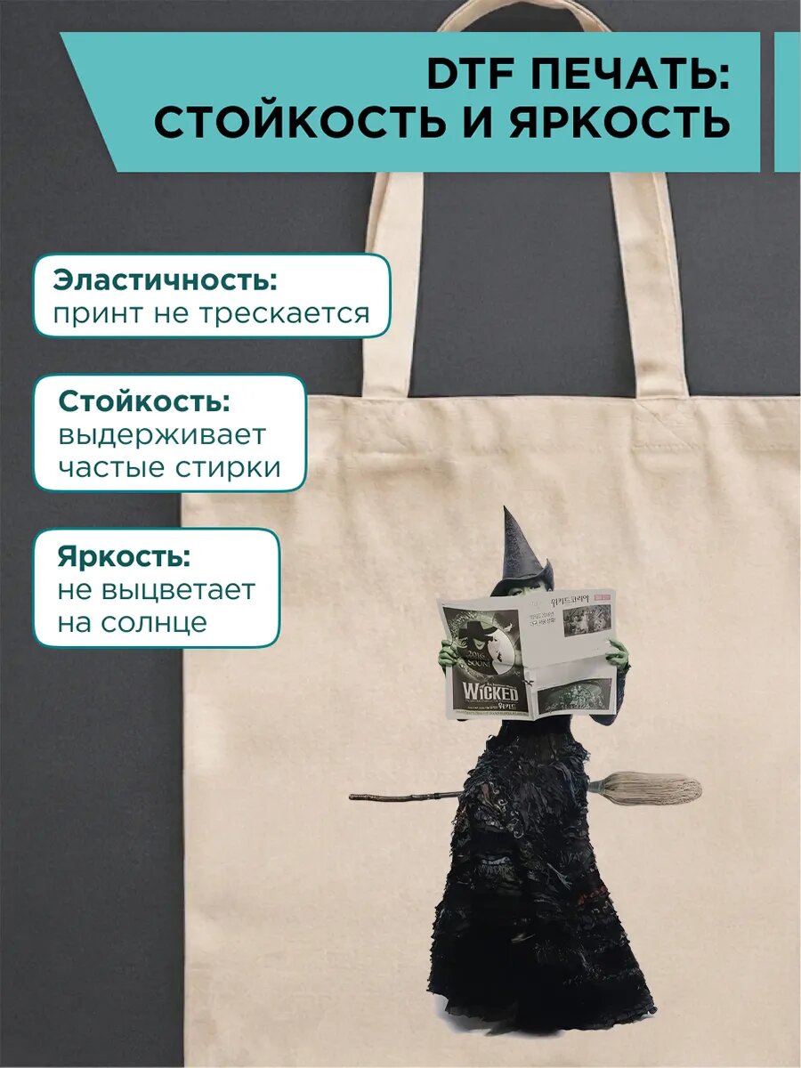 Сумка шоппер PRINTSHOT, фактура рельефная, бежевый — фото 1