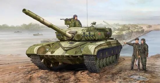 Trumpeter 1/35 Сове тский основной боевой танк Т-64А (1981) Советский Т-64А образца 1981 года 3)