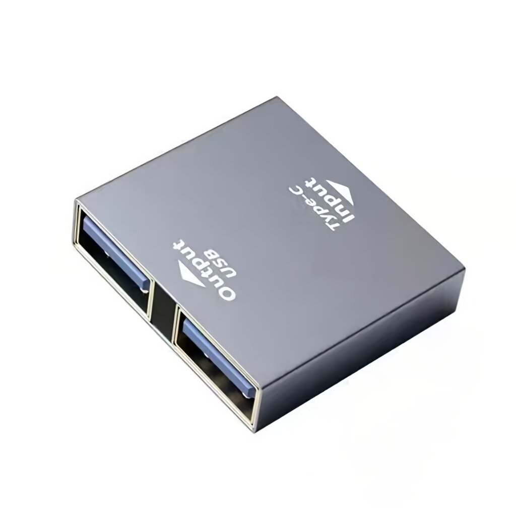 Адаптер-разветвитель USB-C с двумя гнездами, соединитель и удлинитель Type-C для устройств USB-C, модель 2А
