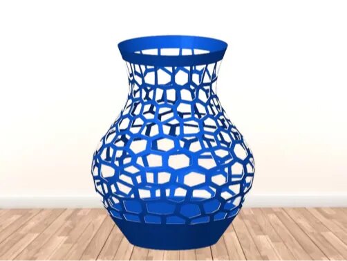 Ваза декоративная в стиле Вороного, 3D-печать, 3DOPRU арт. VASE-PR-1115094