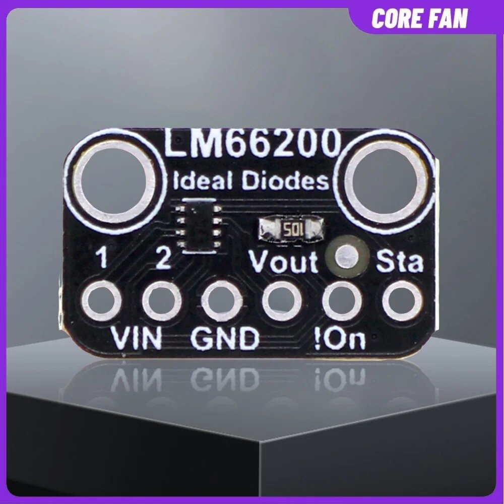 VODOOL LM66200 Двухканальный модуль идеального диода 2A 1.5В-5.5В