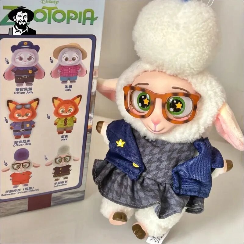 Мягкая Игрушка Зверополис Мэр Овечка 17cm, Персонажи и герои, Заяц, Лисица