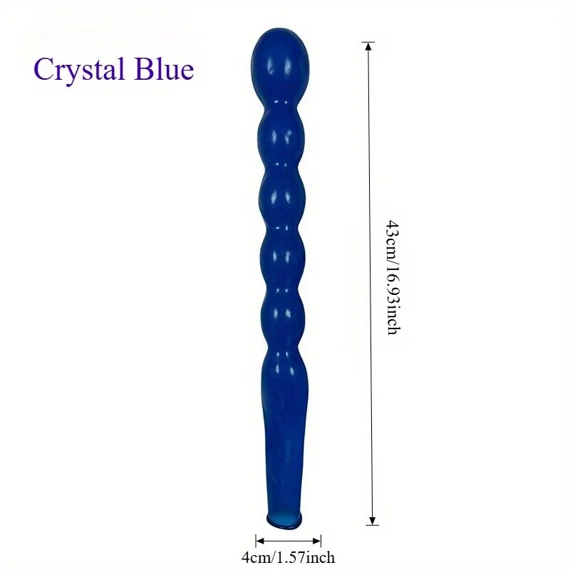 Гигантские спиральные шары из латекса для праздника Синий, blue, 5pcs