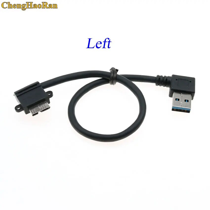 Кабель USB 3.0 Type A - Type C - Micro B ChengHaoRan USB to micro Left