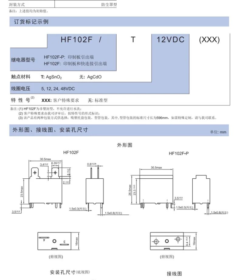 Оригинальное реле HF102F-12VDC 12VDC 4-контактное маленькое реле высокой мощности — фото 1