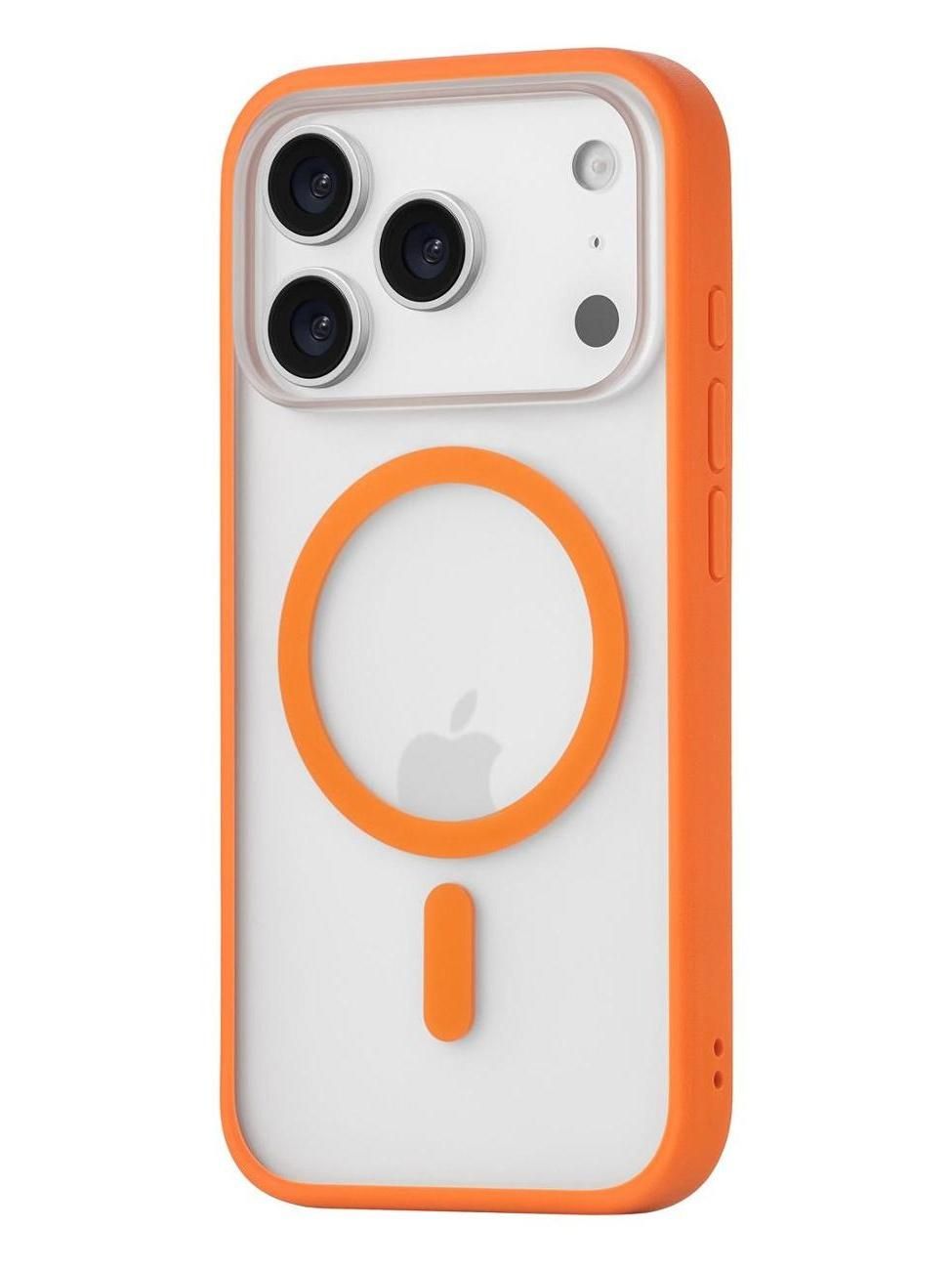 Чехол uBear Cloud Mag Case для iPhone 17 Pro MagSafe оранжевый