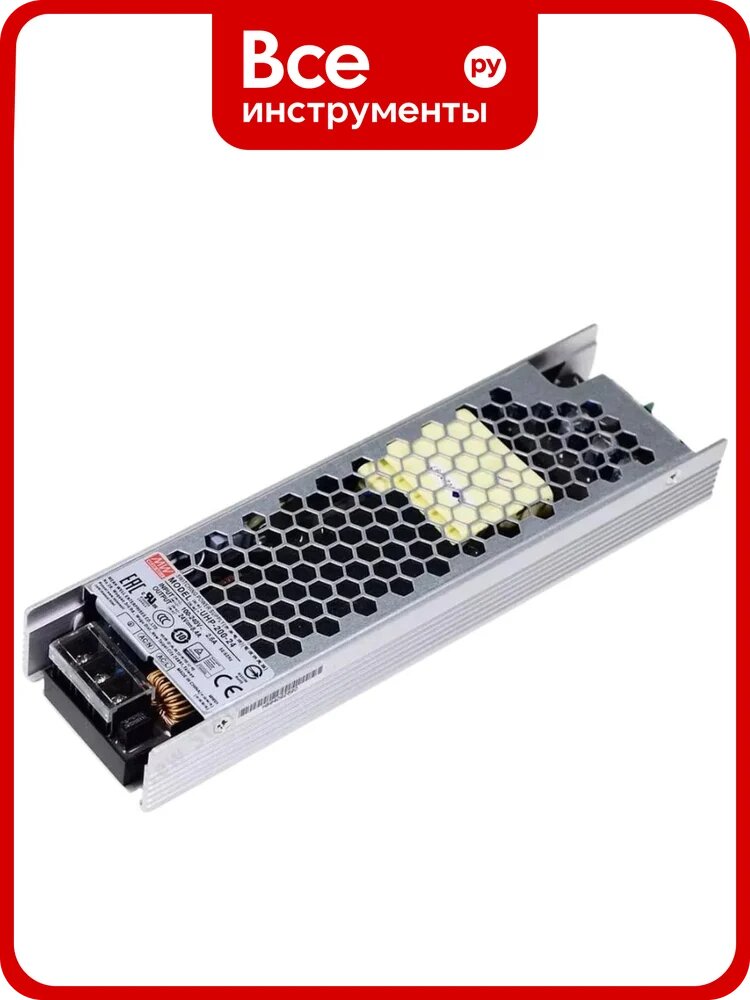 Безвентиляторный блок питания Mean Well UHP-200-24 с ККМ 201.6 Вт 24 В, 3176363