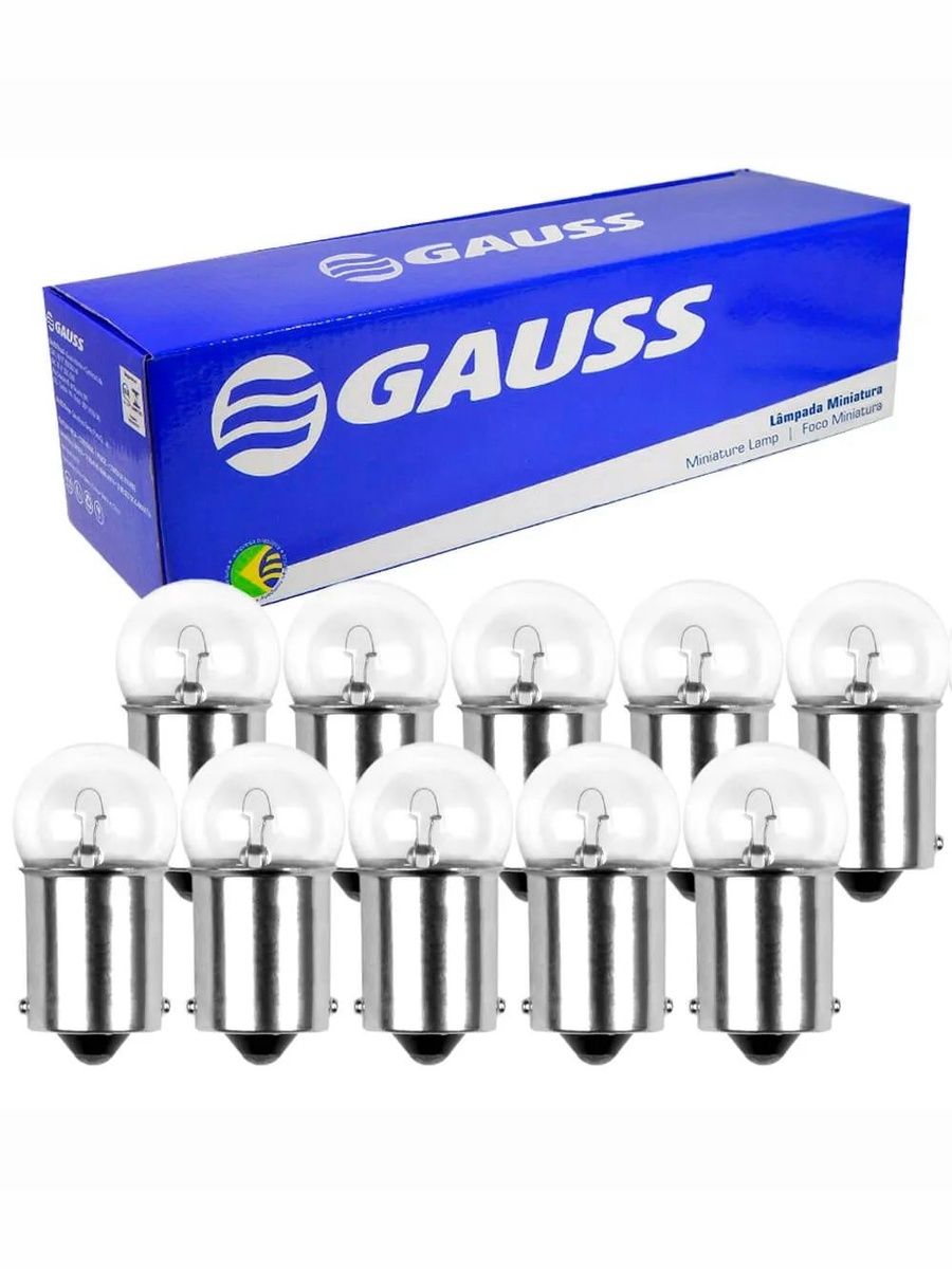 Автомобильная лампа Gauss GL0053A T2W (BA9S) 24V 2W, прозрачная колба (для грузовиков)