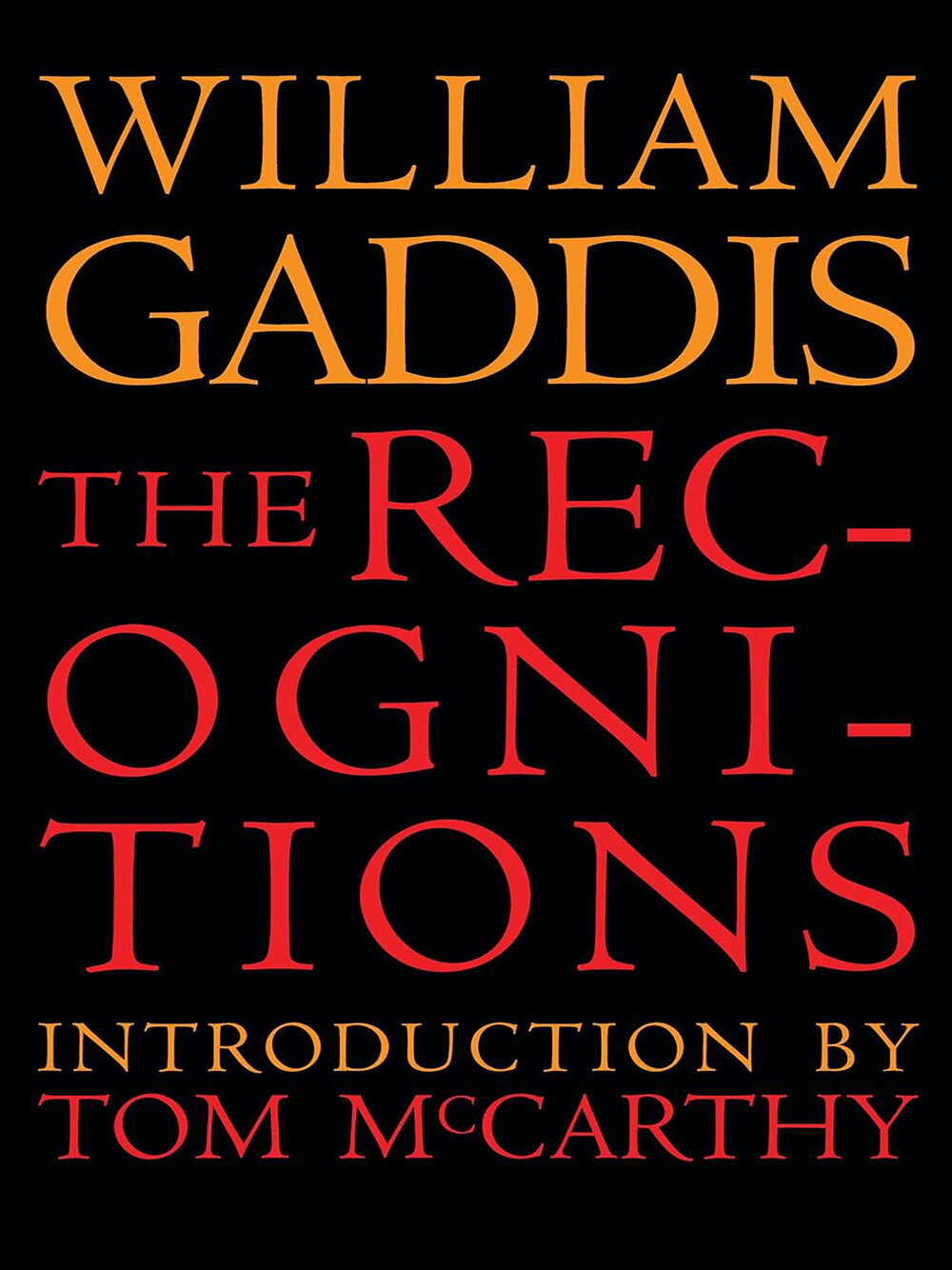 The Recognitions (New York Review Books Classics)，Original edition books