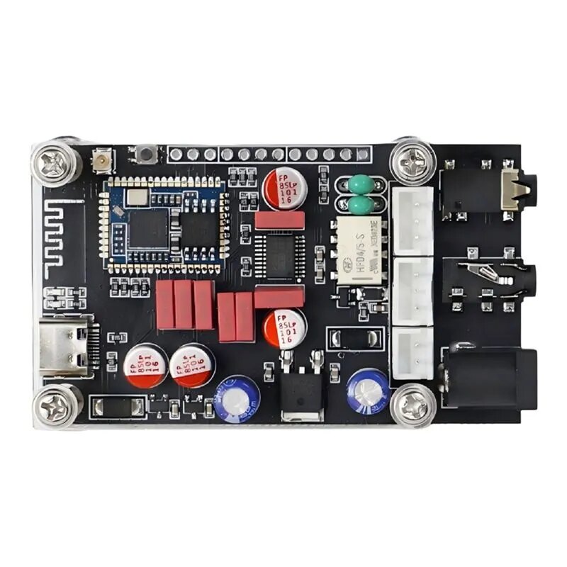 Плата декодера QCC5125. Bluetooth 5.1, APTX и LDAC, без потерь, hi fi звук, Type C/ AUX/ выход для наушников
