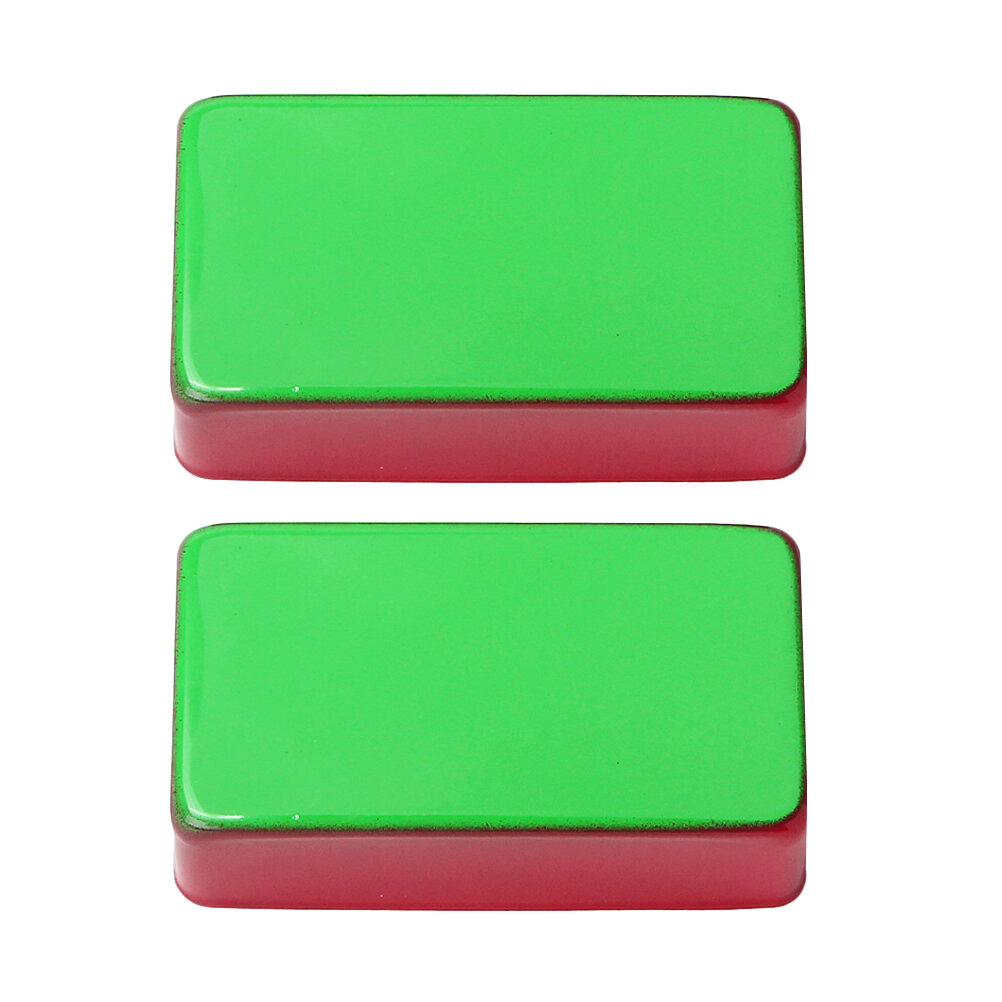 2 Пcs Металлический Чехол Для Гитарного Датчика Humbucker Pickup Covers 7X3.9X1.9Cm