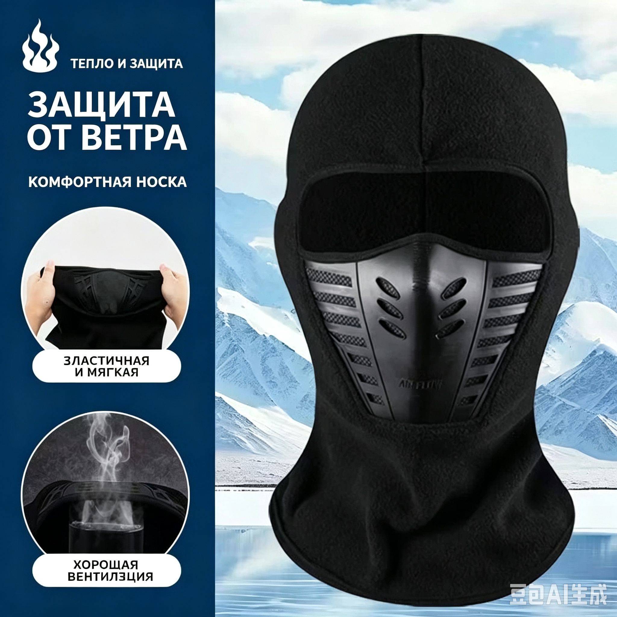 Шапка для рыбалки и охоты, 1 шт