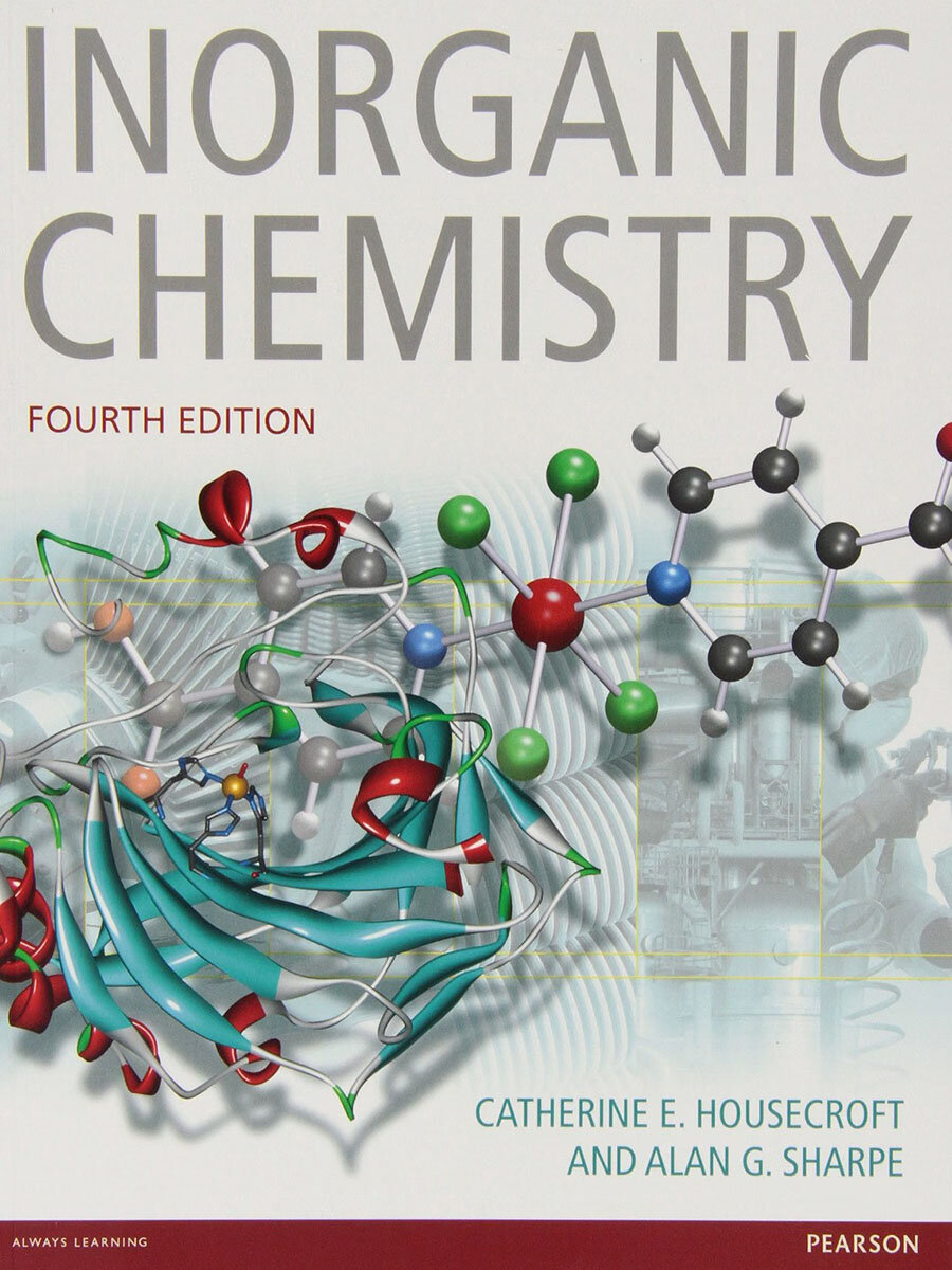 Inorganic Chemistry，Catherine Housecroft，печатная книга переиздания